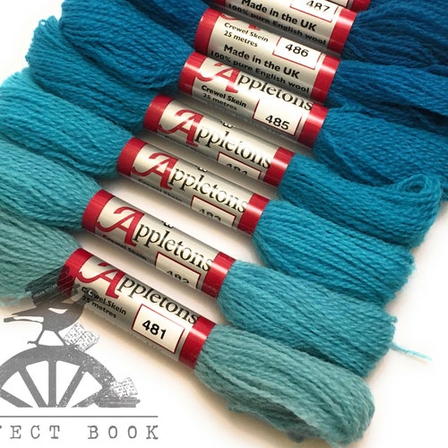 Appletons Skeins Crewel 2ply & Tapestry 4ply Wool British - Etsy