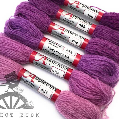 Appletons Skeins Crewel 2ply & Tapestry 4ply Wool British - Etsy