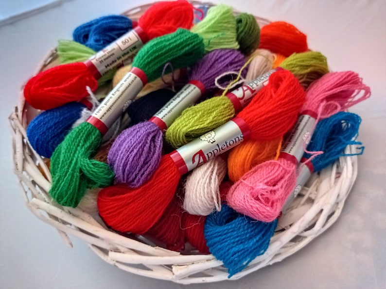 Appletons Wool Yarn Gift Bundle - Crewel, Tapestry, Needlework - Etsy
