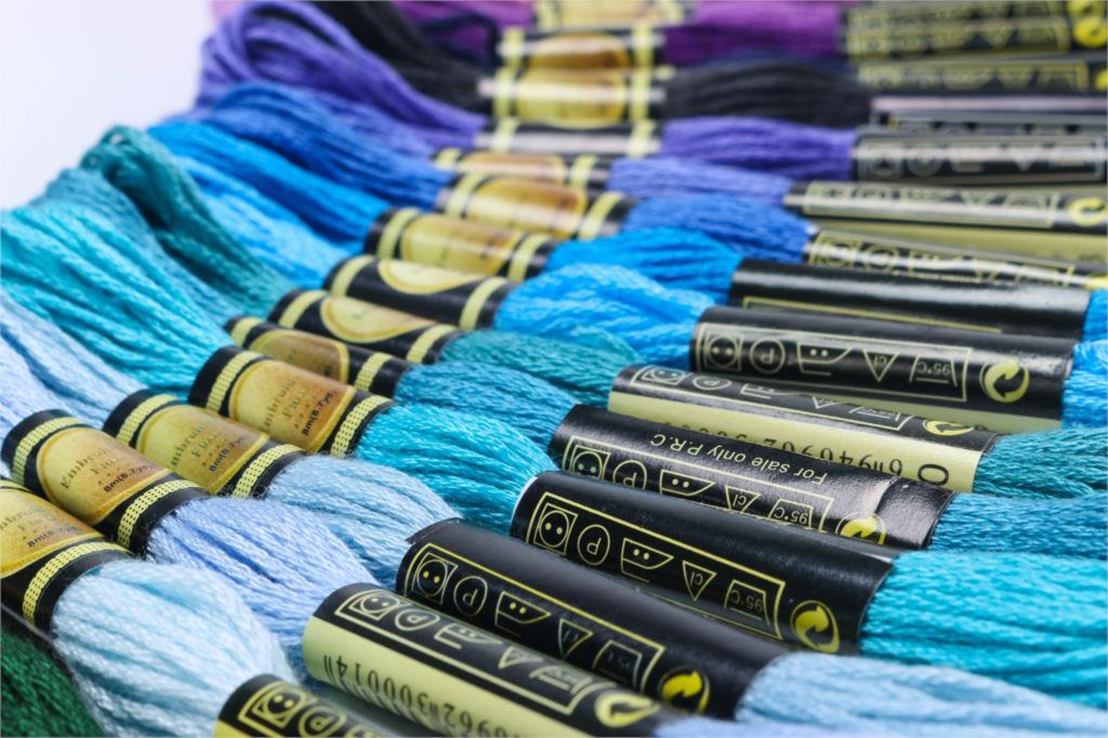 CXC Individual Embroidery Thread Skeins 8m Pick Your Colours All 447 ...