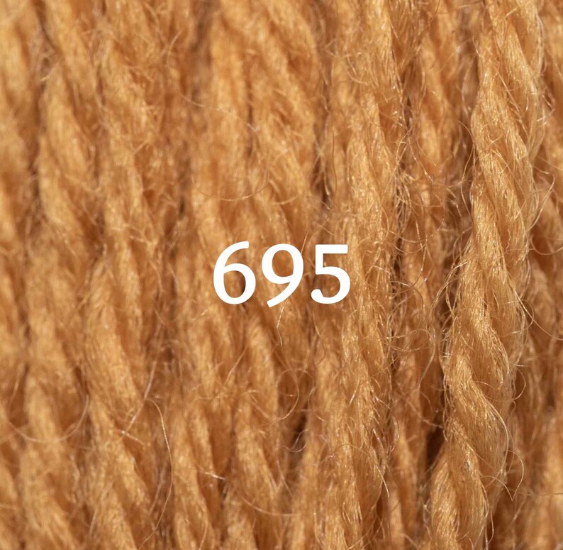 Honeysuckle Yellow Set of Appletons Wool Skeins Range No. 690 (691 ...