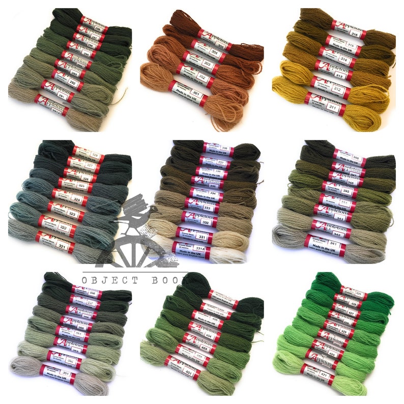 Appletons Skeins Crewel 2ply & Tapestry 4ply Wool British - Etsy