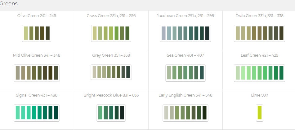 Appletons Shade Card Sample Set for Crewel and Tapestry Wool - Etsy UK