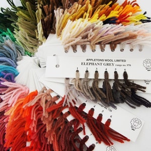 Appletons Skeins Crewel 2ply & Tapestry 4ply Wool - British Yarn - All ...