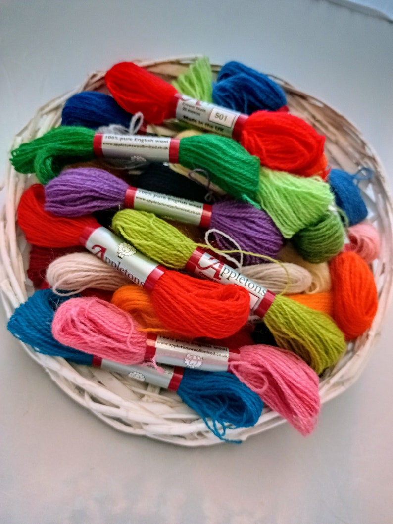 Appletons Wool Yarn Gift Bundle - Crewel, Tapestry, Needlework - Etsy