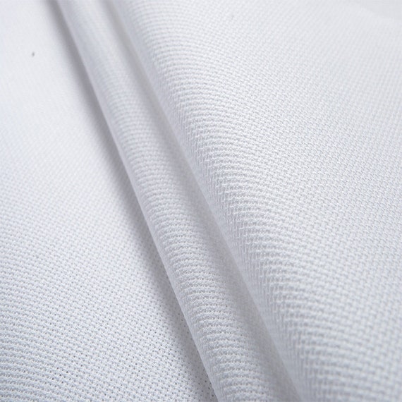 14ct White or Sparkle Aida Cross Stitch Fabric White Cotton | Etsy