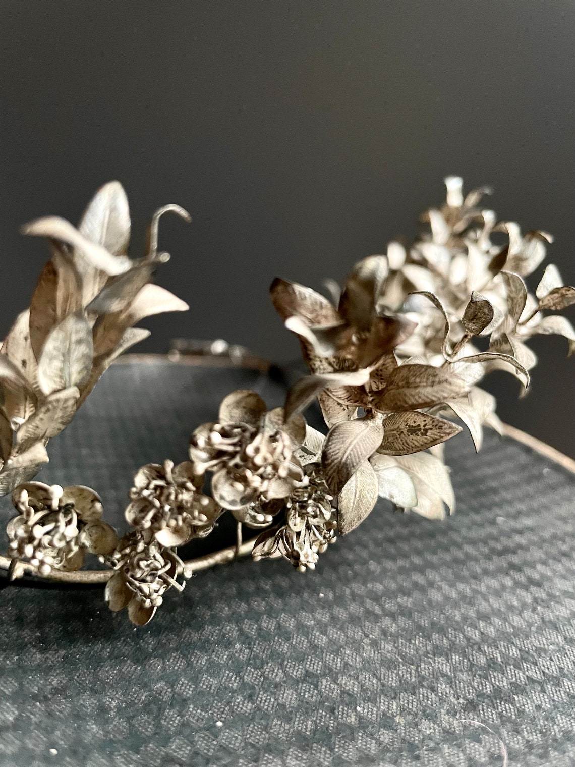 Vintage Silber Bridal Crown 1920s Antique Tiara Wedding - Etsy