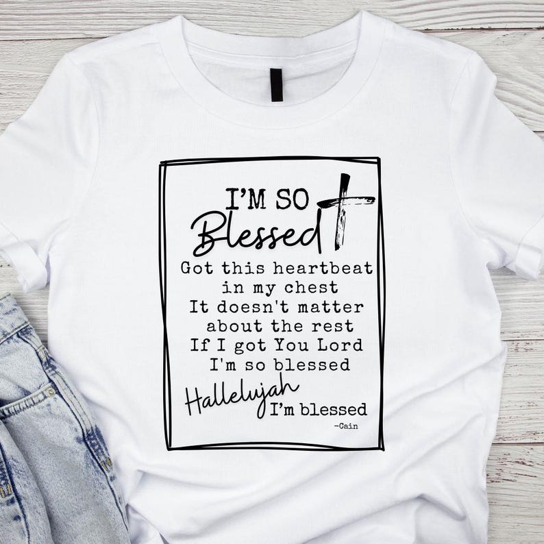I'm so Blessed SVG - Etsy
