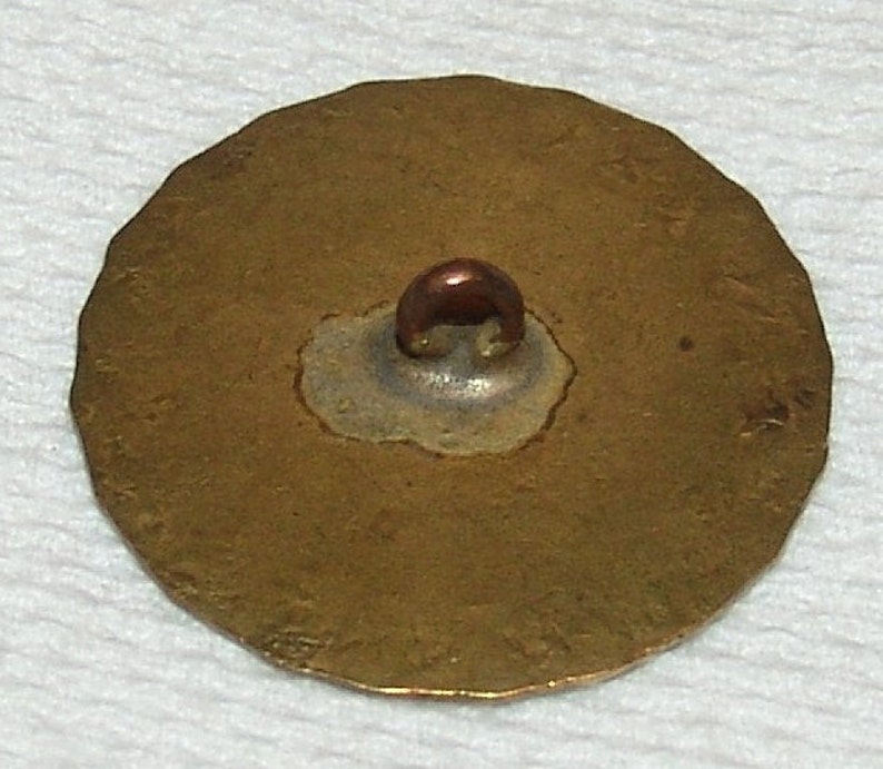 Large 18th Century Tombac Button 1 3/8 Hand Hammered | Etsy