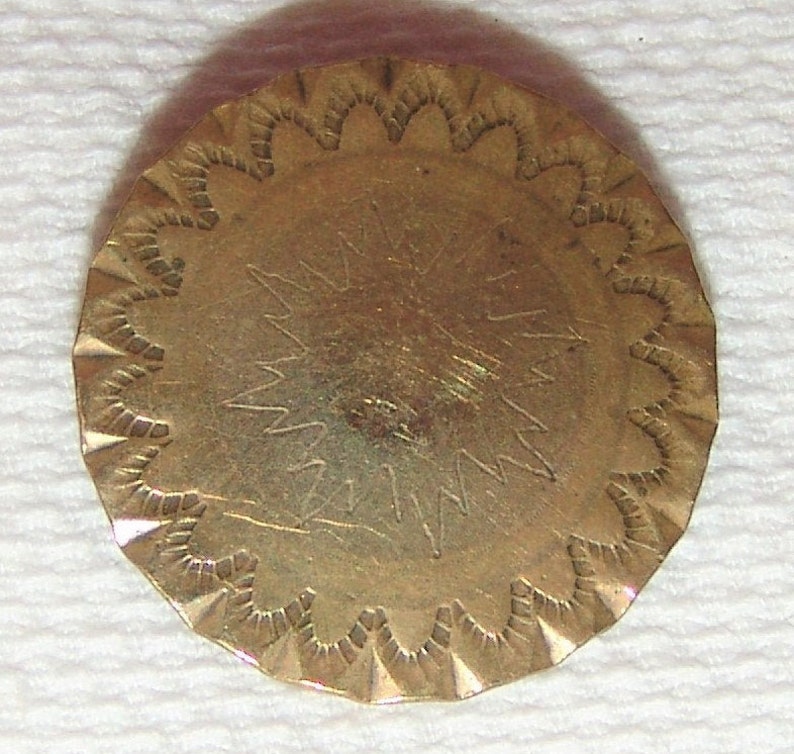 Large 18th Century Tombac Button 1 3/8 Hand Hammered | Etsy