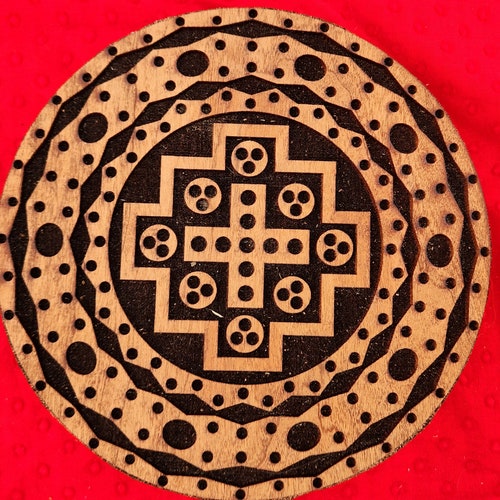 10th Century Rus Mushroom Round Woodcut for Wood Block - Etsy