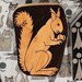 Heraldic Squirrel Woodcut for Wood Block Printing or Leather Embossing ...