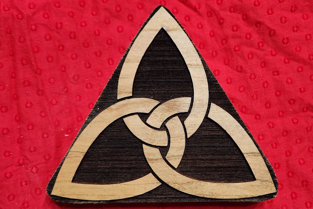 Triknot Triangle Knot Knotwork Woodcut for Wood Block Printing or ...