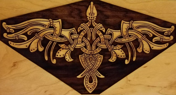 Viking Knotwork Raven
