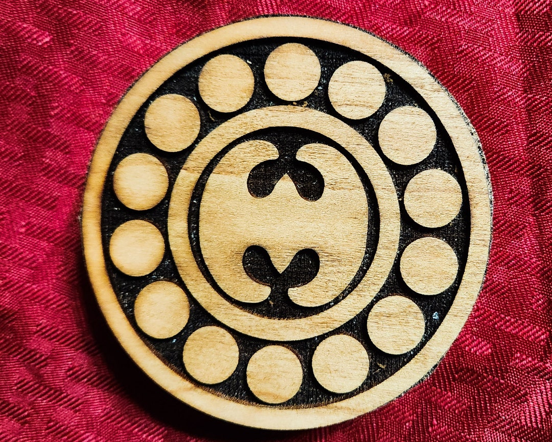 8th Century Rus Steppes Saltovo Mayaki Fabric Roundel Woodcut Stamp for ...