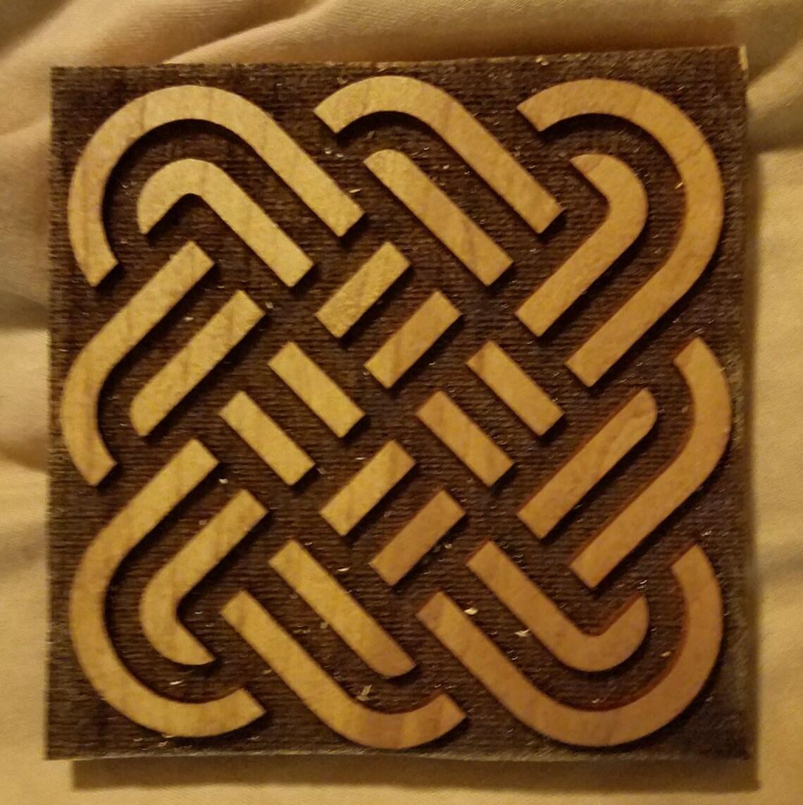 Borre Style Viking Knotwork Square Woodcut for Block Printing - Etsy