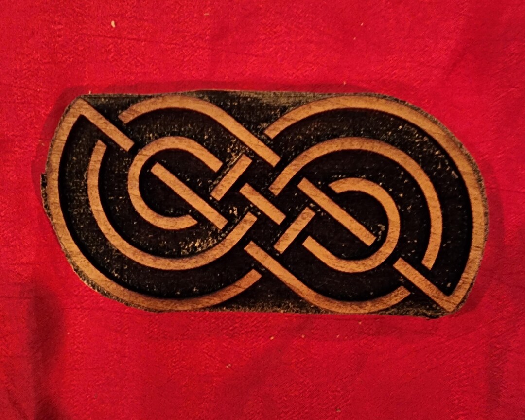 Rounded S Knot Celtic Knot Woodcut Stamp for Wood Block Printing or ...