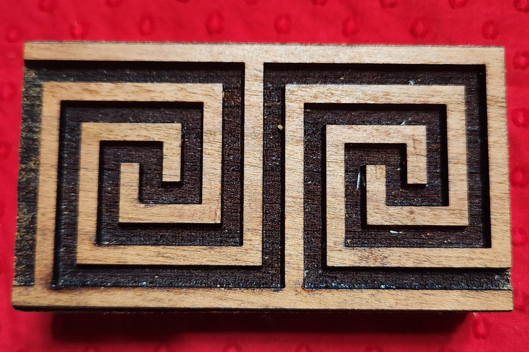 Greek Key Block Woodcut Stamp for Wood Block Printing or - Etsy