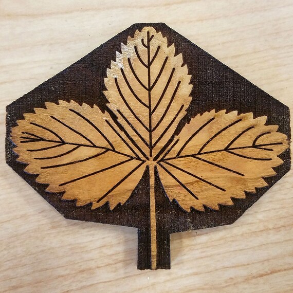 Single Leaf Woodcut