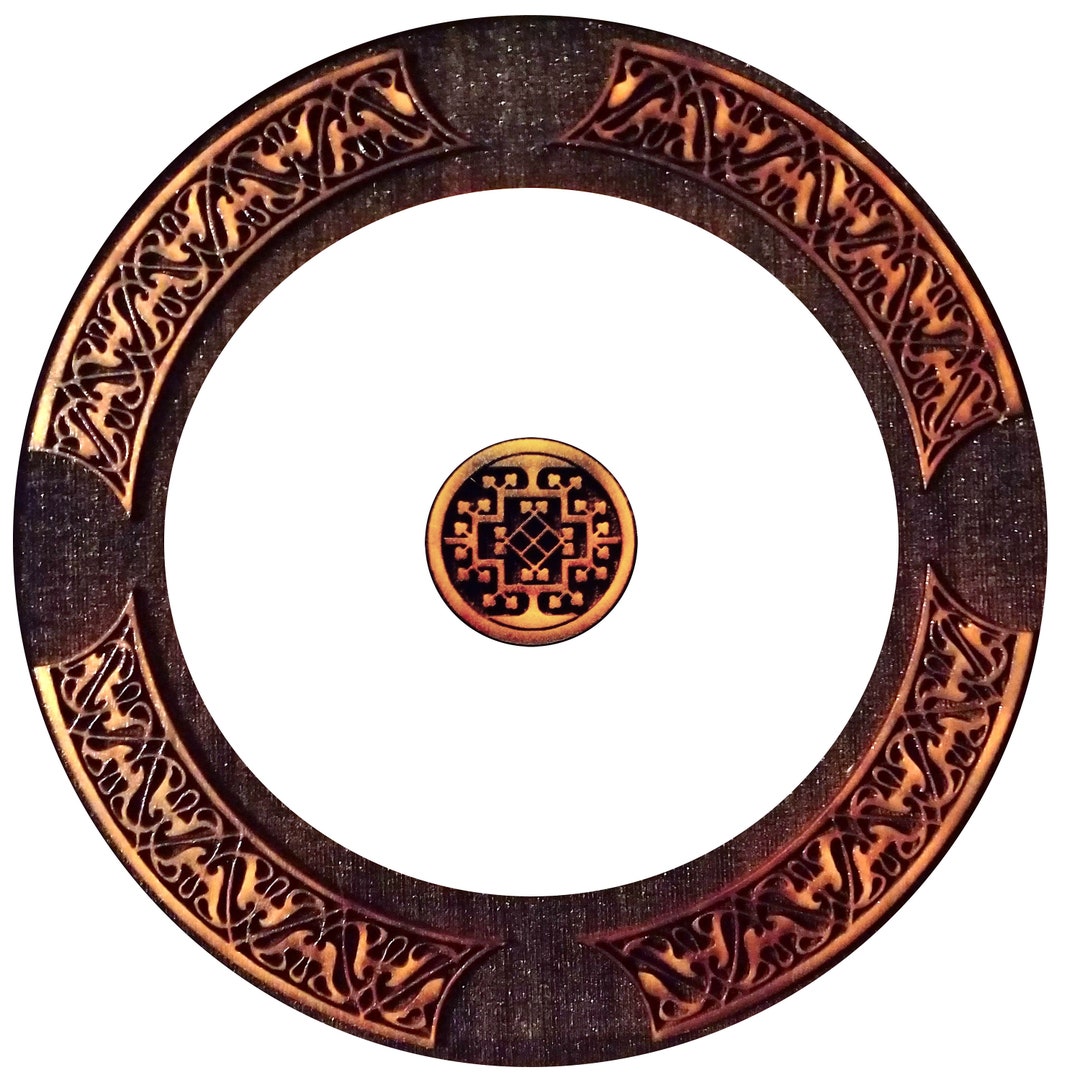 Turkish Roundel in Two Pieces Woodcut Wood Block for Block - Etsy