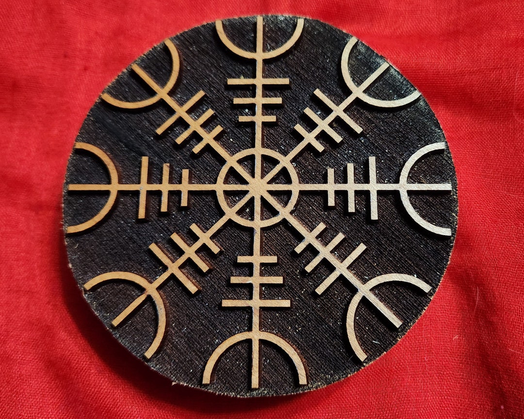 Helm of Awe Woodcut Stamp for Wood Block Printing or Leather Embossing ...
