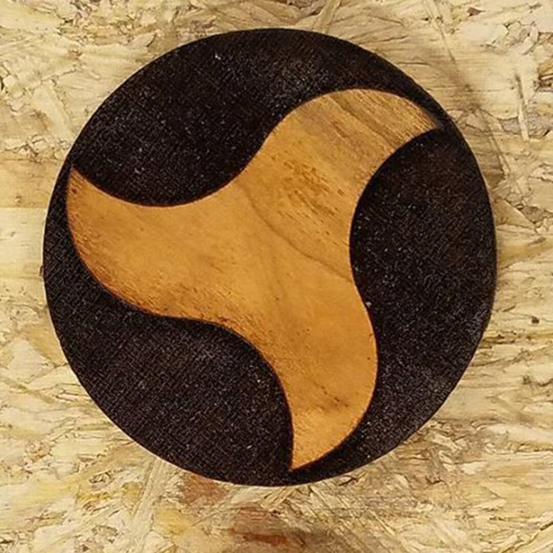 Trimaris Populace Badge Triskele Wave Woodcut for Wood Block - Etsy