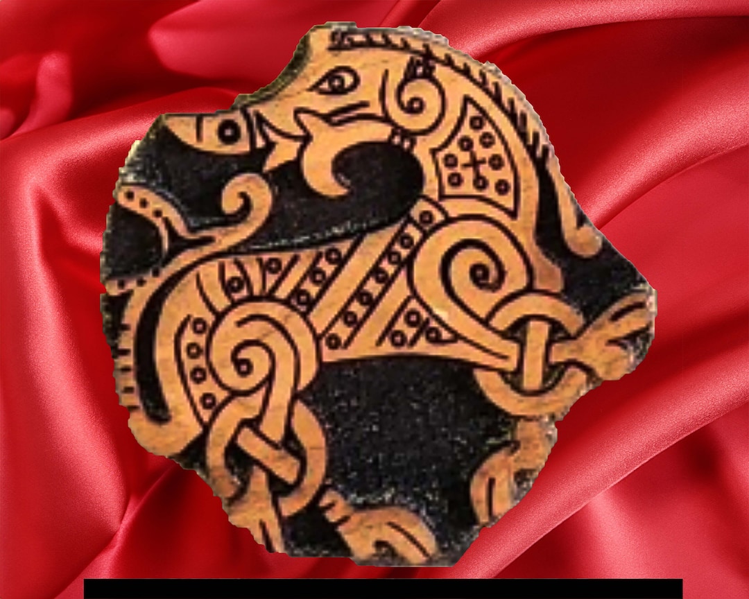 Germanic Boar Woodcut Stamp for Wood Block Printing or Leather ...