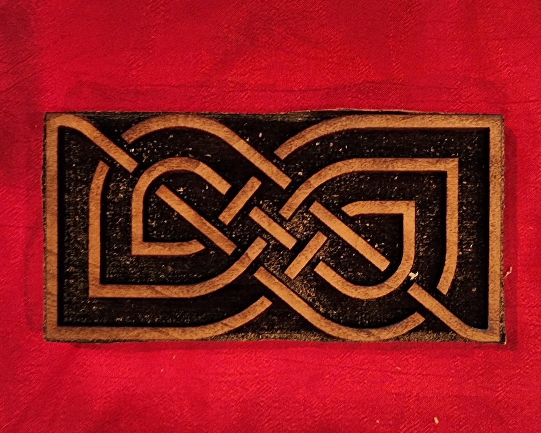 Square S Knot Celtic Knot Woodcut Stamp for Wood Block Printing or ...