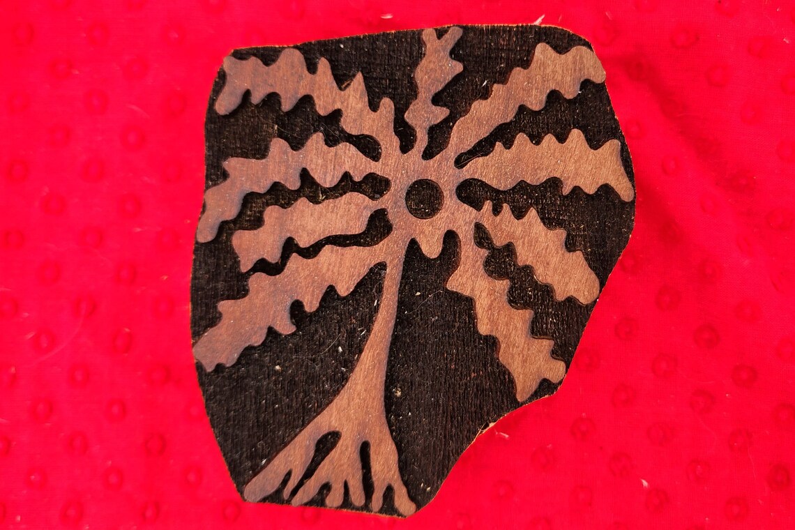 Ghana West African Abe Dua Adinkra Woodcut for Wood Block Printing or ...