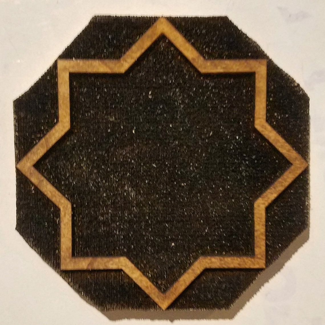 Eight Pointed Star (rub El Hizb) Woodcut for Wood Block Printing or ...