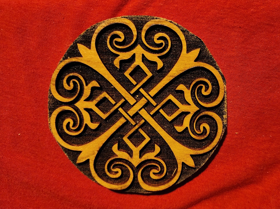 Byzantine Tile Design Woodcut Stamp for Wood Block Printing or Leather ...