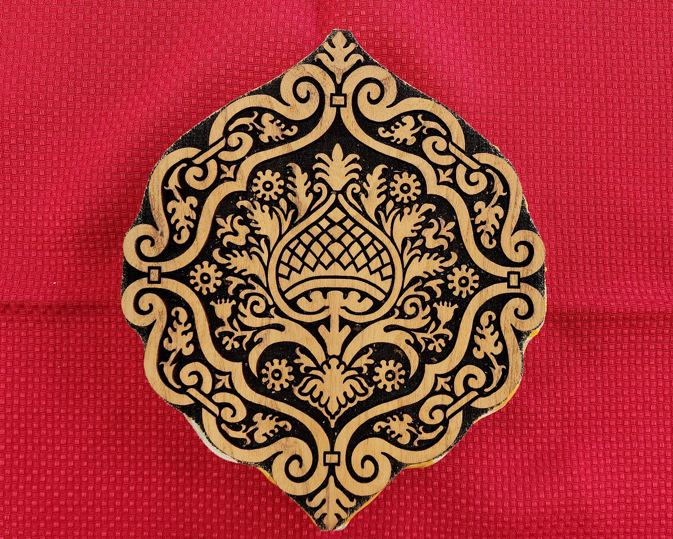 16th Century Italian Design Woodcut Stamp for Wood Block Printing or ...