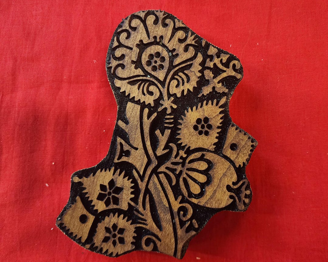Repeating Pattern From Norderö Altar Cloth Woodcut Stamp #2 for Block ...