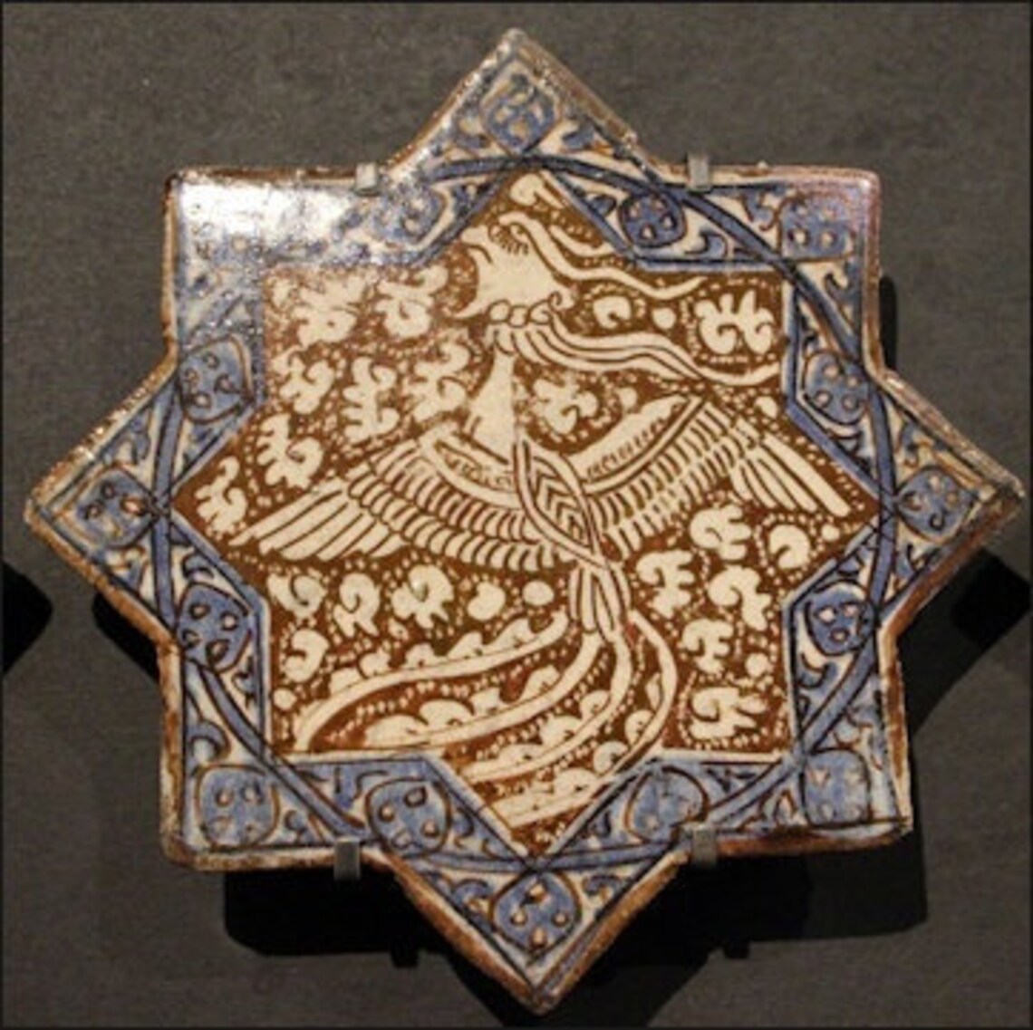 13th Century Il-khanid Phoenix Design (with Dots) Woodcut for Wood ...