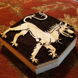 Heraldic Tyger Sparky East Kingdom Populace Badge Woodcut Stamp for ...