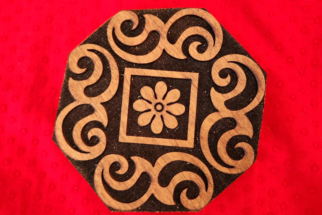 16th Century Flemish Design Woodcut Stamp for Wood Block Printing or ...