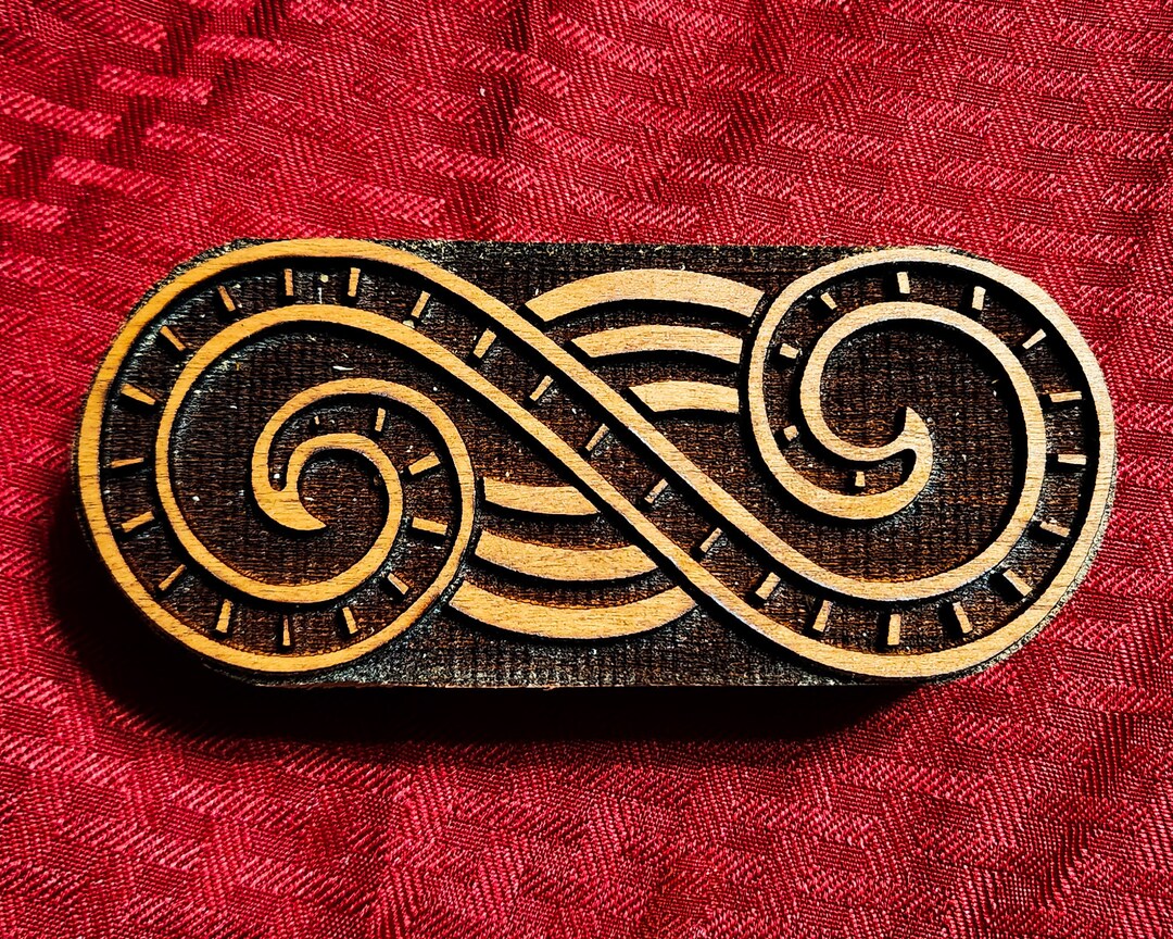 11th Century Polish Norse S Design Woodcut Stamp for Wood Block ...