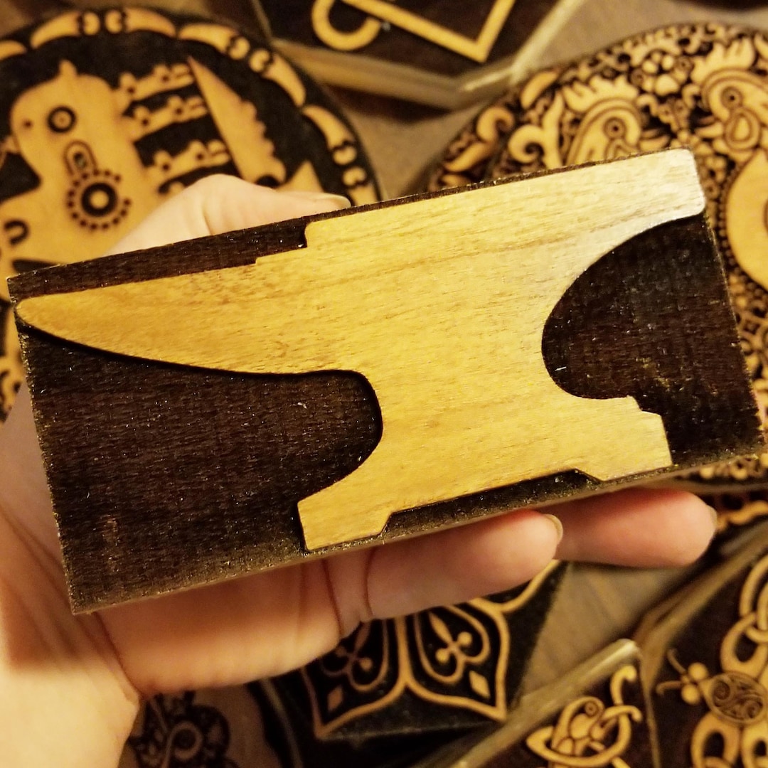 Heraldry Anvil Woodcut for Wood Block Printing or Leather - Etsy