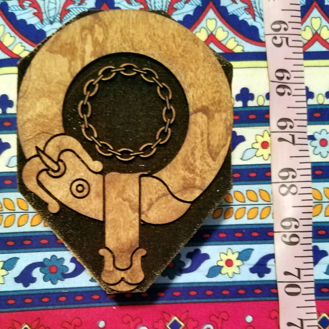 Knight's Chain and Belt Badge Woodcut for Wood Block - Etsy