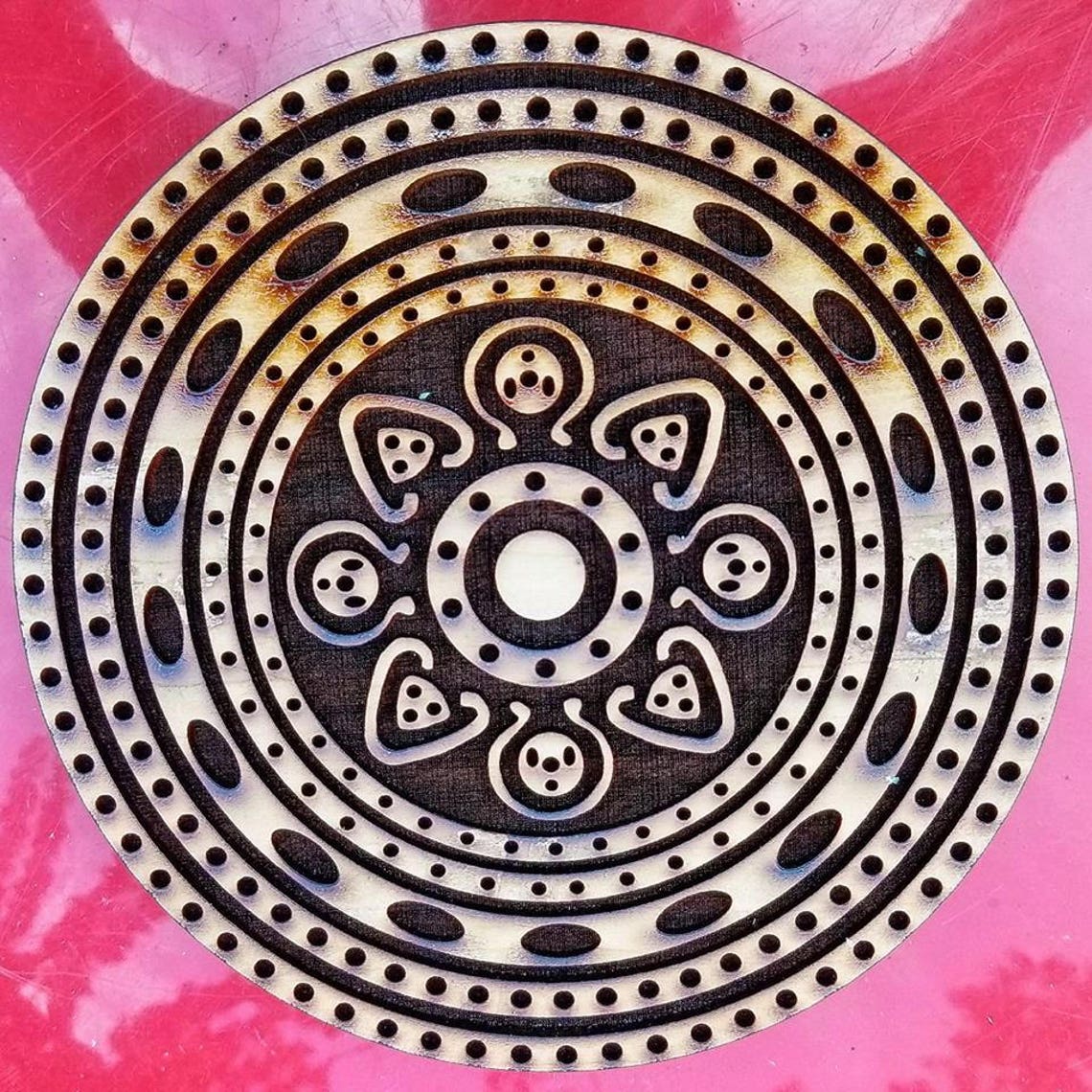 10th Century Rus Mushroom Round Woodcut for Wood Block - Etsy