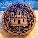 13th Century Castle From St Chapelle Woodcut for Wood Block Printing or ...