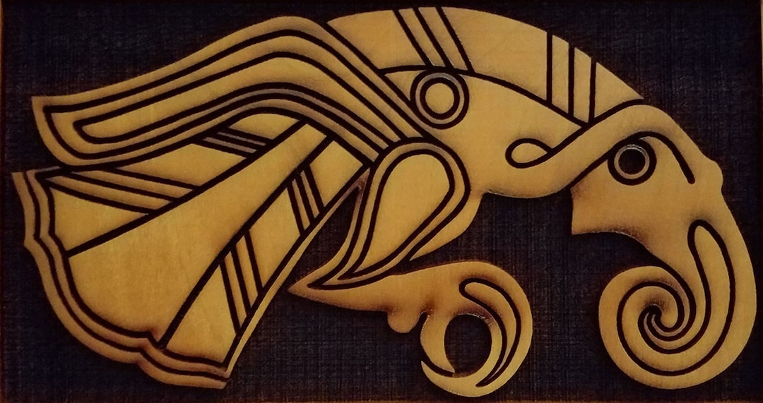 Ringer Style Raven Woodcut for Wood Block Printing or Leather - Etsy