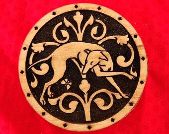 Heraldic Squirrel Woodcut for Wood Block Printing or Leather Embossing ...