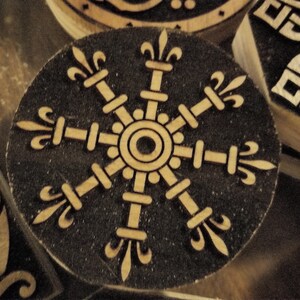 Aethelmearc Escarbuncle Woodcut Stamp for Wood Block Printing or ...