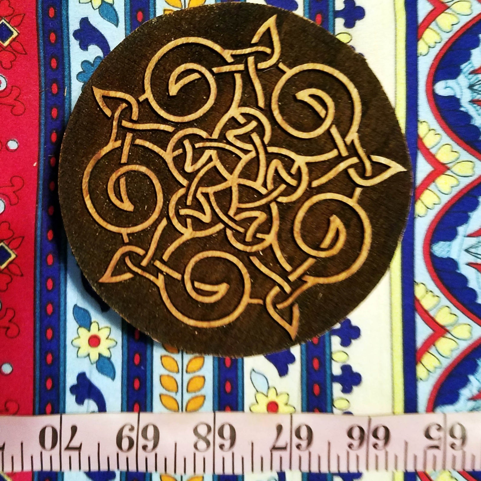 Celtic Knotwork Pentacle Star Woodcut Stamp for Wood Block Printing or ...