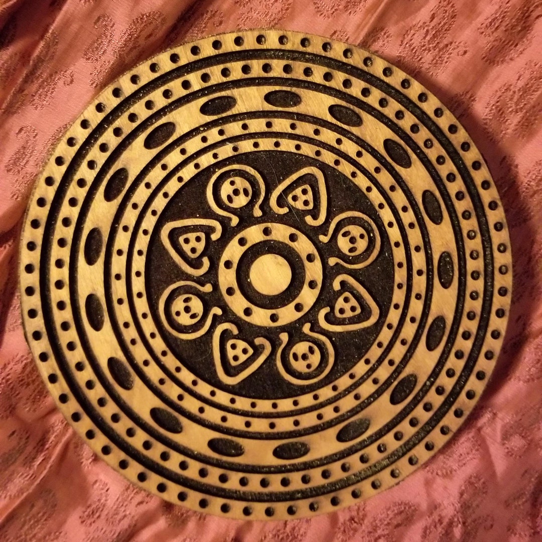 10th Century Rus Mushroom Round Woodcut for Wood Block - Etsy