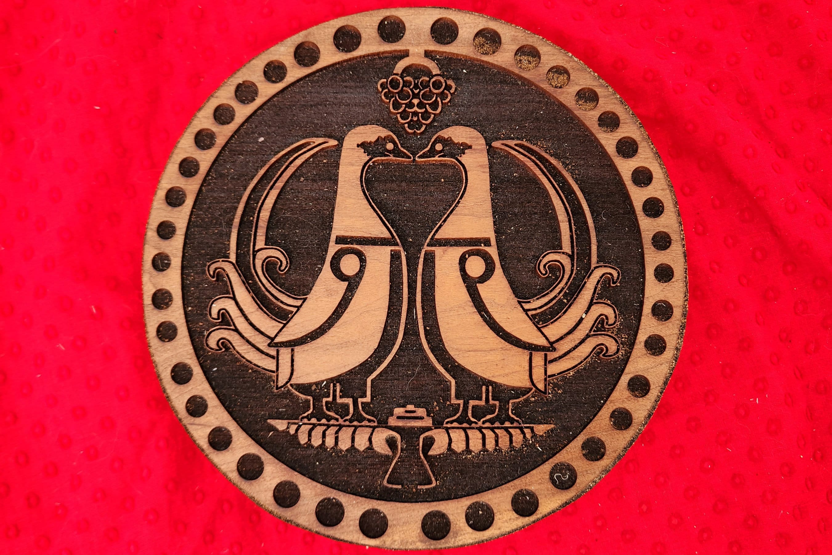 7th-10th Century Tang Dynasty Birds With Grapes Woodcut Stamp - Etsy