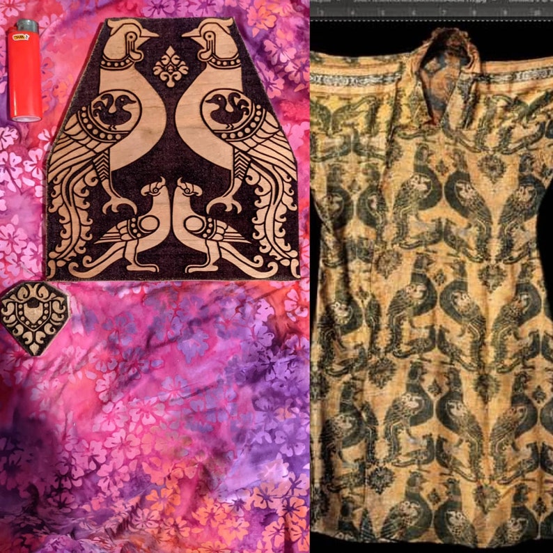 Central Asian 11th-12th Century Design Woodcut for Block - Etsy