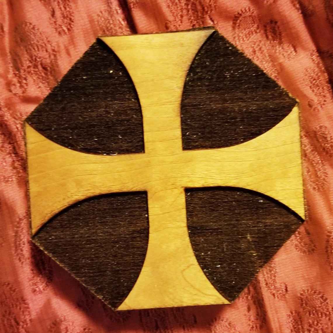 Crusader Style Cross Woodcut for Wood Block Printing or - Etsy