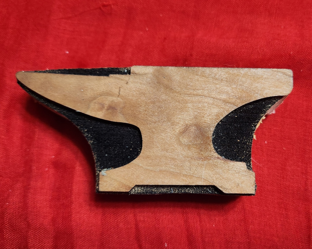 Heraldry Anvil Woodcut Stamp for Wood Block Printing or Leather ...
